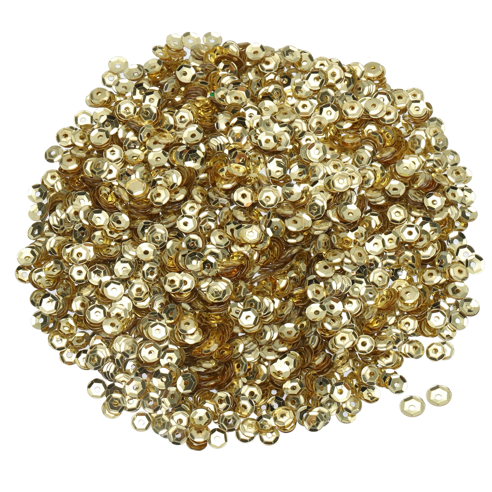 Loose Sequins 4MM Silver Backed Sequins 3000Pcs Embroidery Sequins for ...