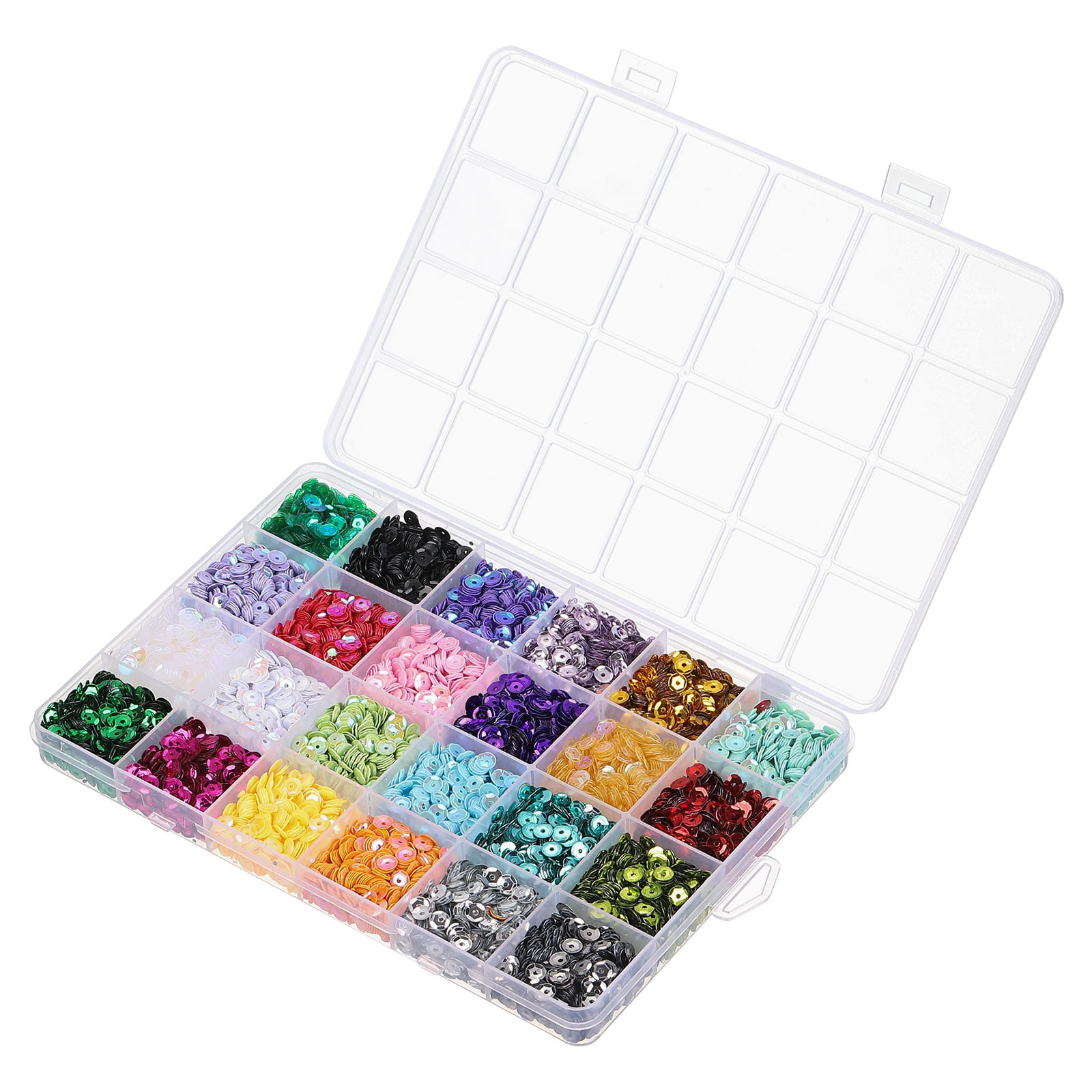 Uxcell Loose Sequins 0.2" Iridescent Sequins Cup Sequins Embroidery ...