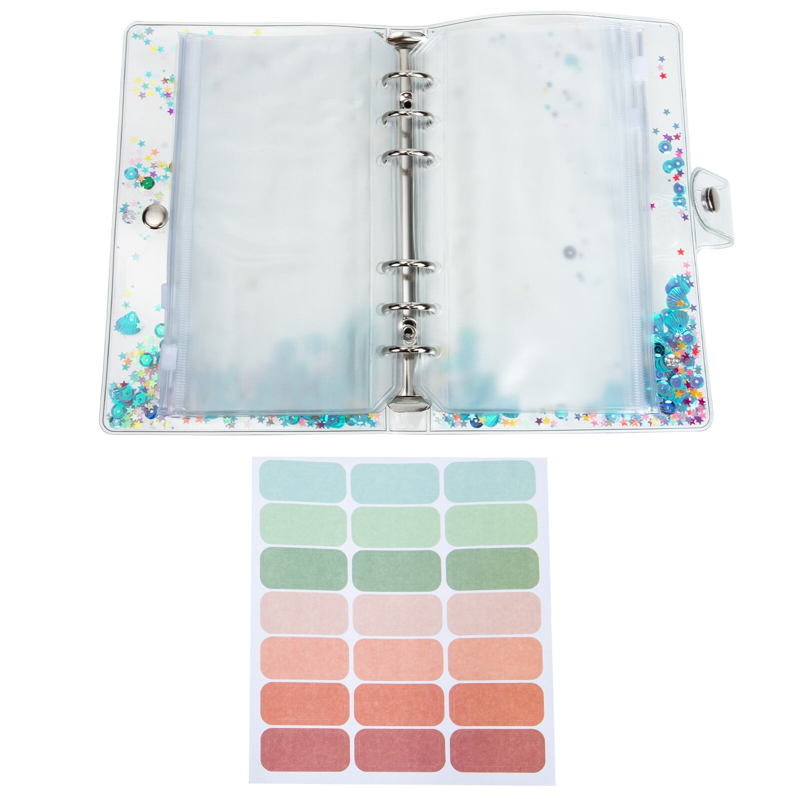 Loose Spiral Notebook Ledger Magnetic Buckle Closure Notepad Portable ...