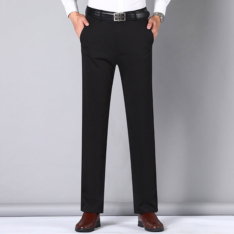 Loose Straight Men's Business Casual Pants - Walmart.com