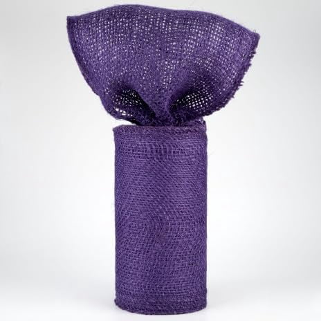 Loose Weave Colorfast Burlap : Purple - 6 Inches x 10 Yards (30 Feet ...