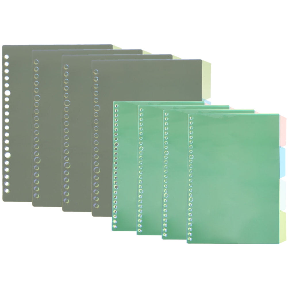 ifundom 8 sets binder dividers bulk assorted color for efficient ...