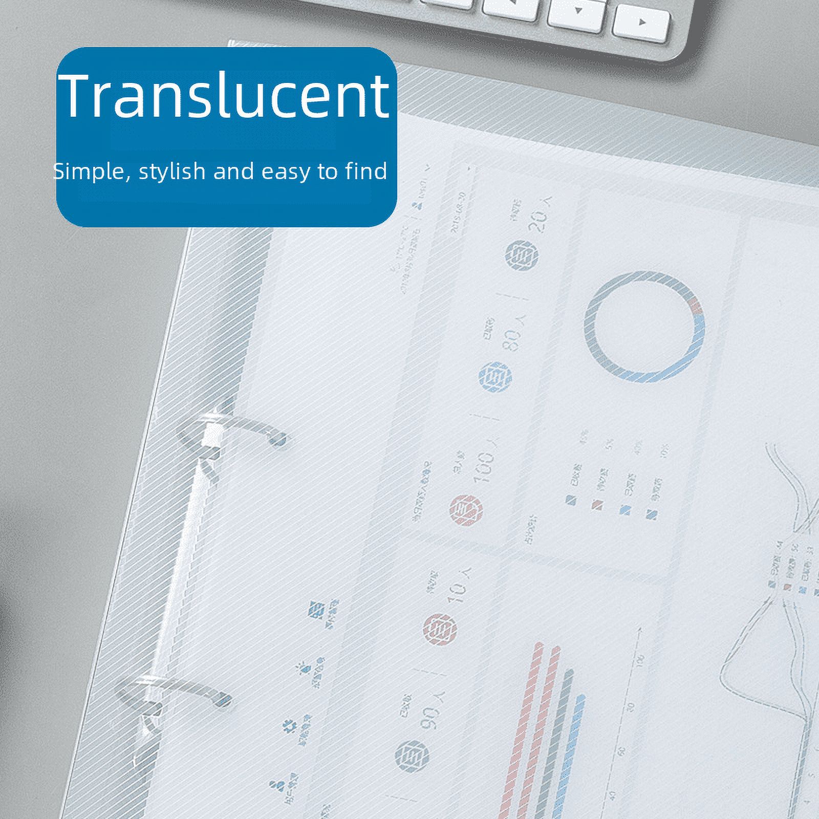 Loose-leaf folder punching folder 2 holes 3 holes 4 holes transparent ...