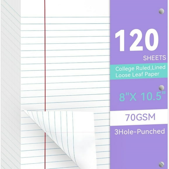 Loose Leaf Paper Wide Ruled