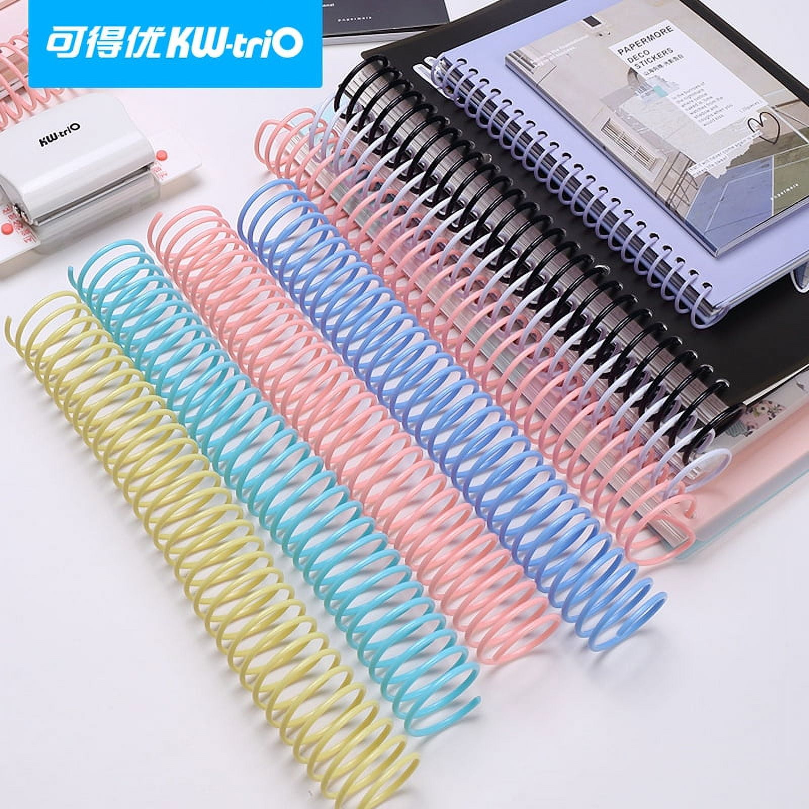 Loose leaf rings 6pcs Binding Spirals Loose-leaf Binding Coils Notebook ...