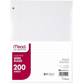 Loose Leaf Paper Wide Ruled
