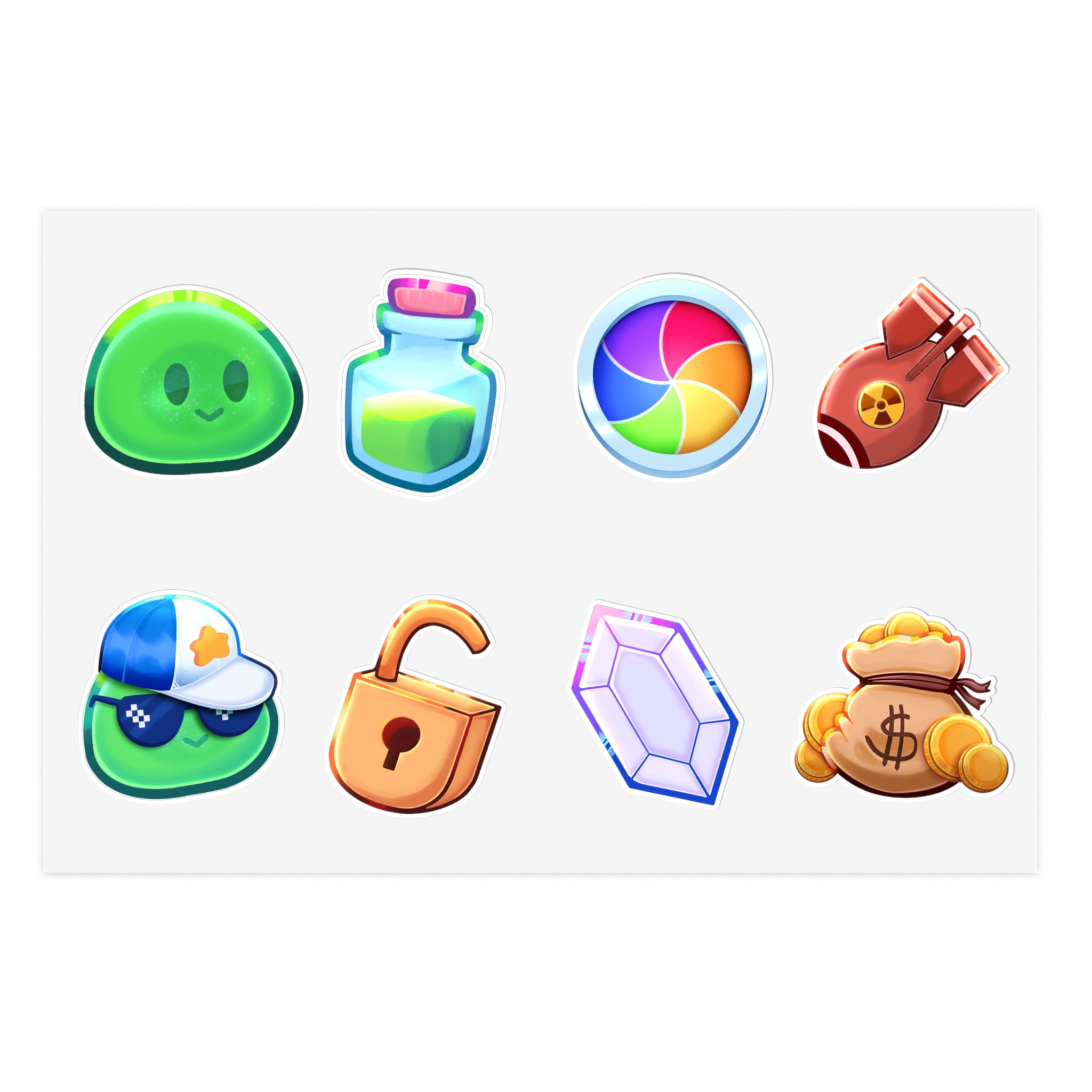 Lootbloc Blob Eating Simulator - Vinyl Sticker Pack Sheet (1pc ...