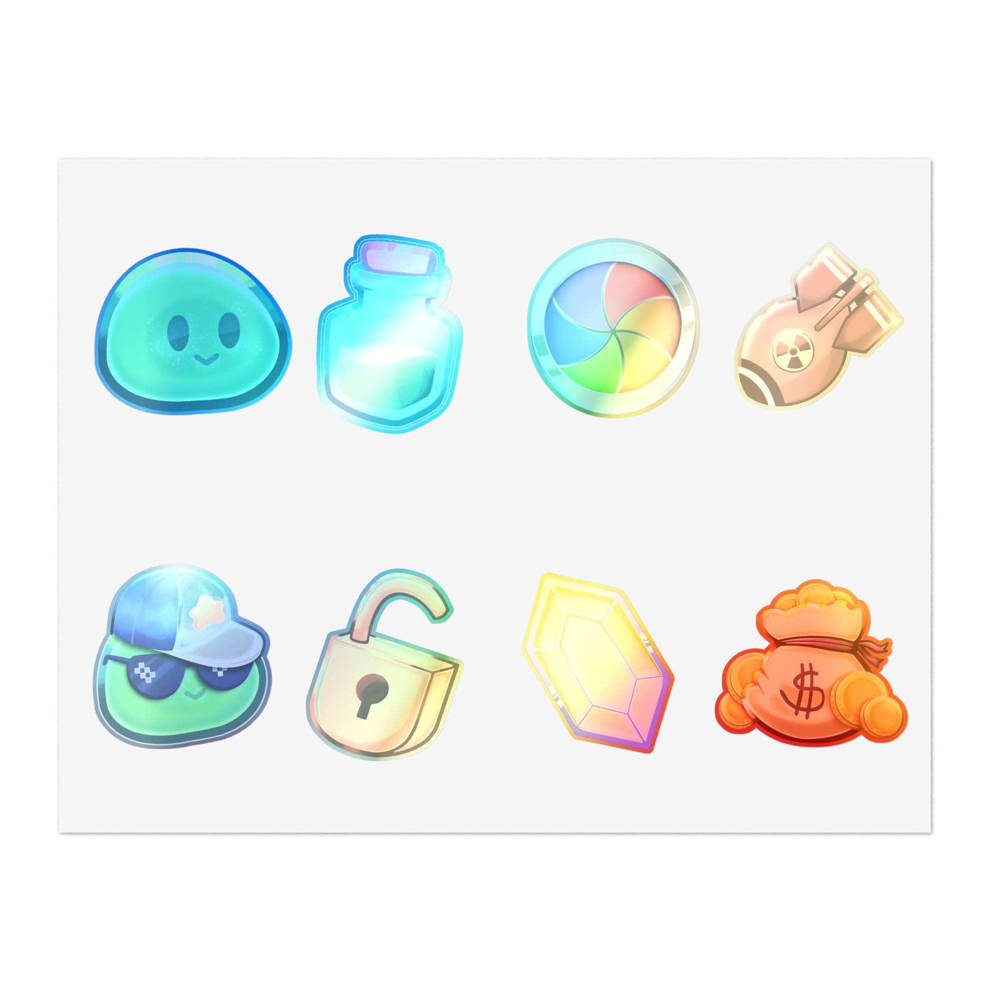 Lootbloc Blob Eating Simulator - Vinyl Sticker Pack Sheet (1pc ...