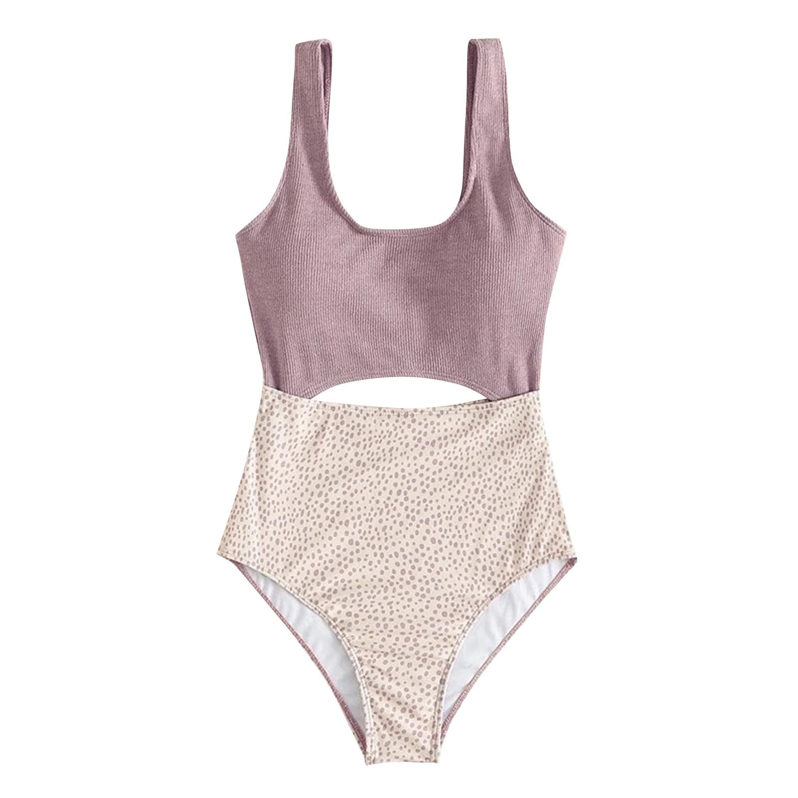 Lopeceal Women's Bathing Suit High Waisted Cut Out Monokini One Piece ...