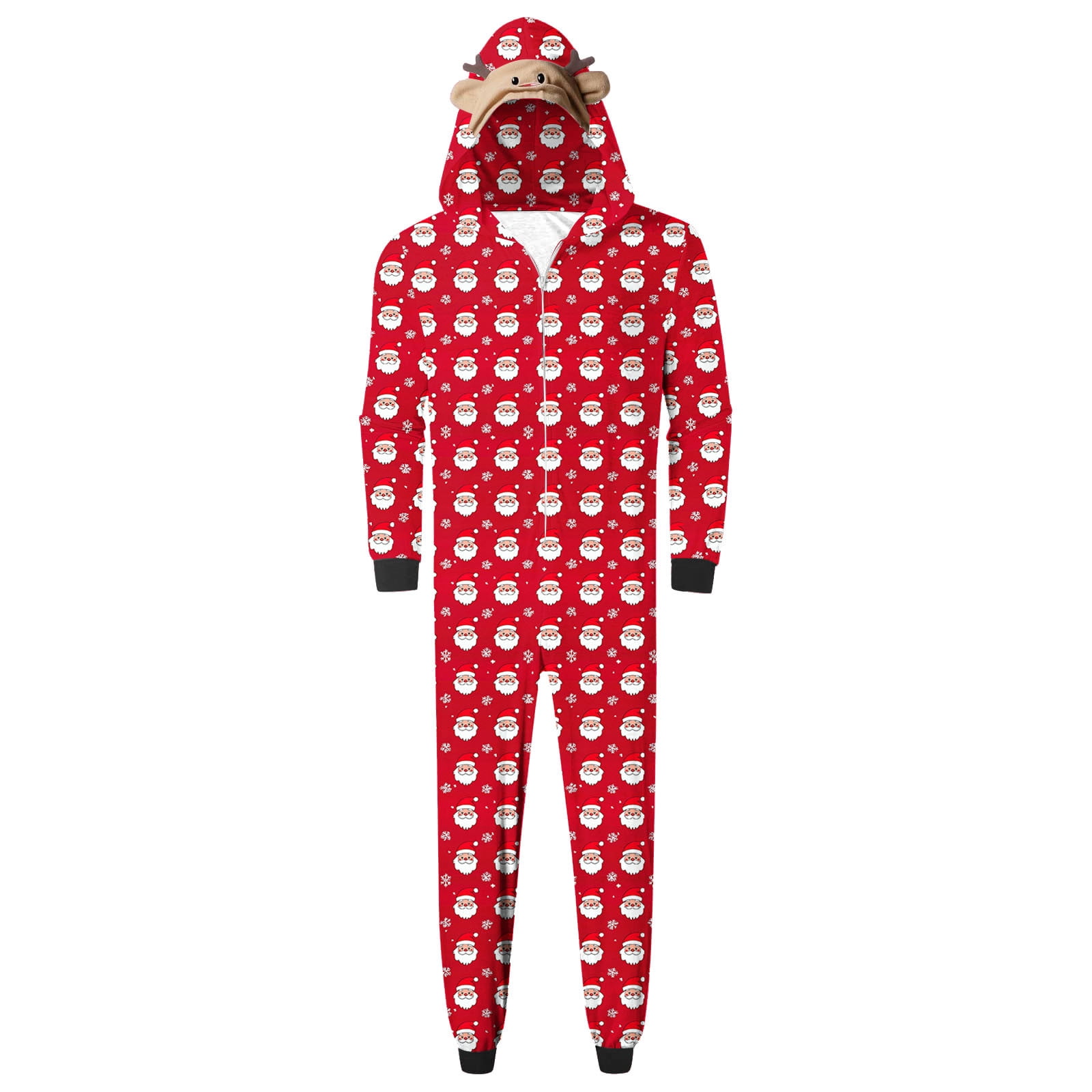 Lopecy-Sta Home Clothes Matching Family Onesie Pajamas – Holiday Hooded ...