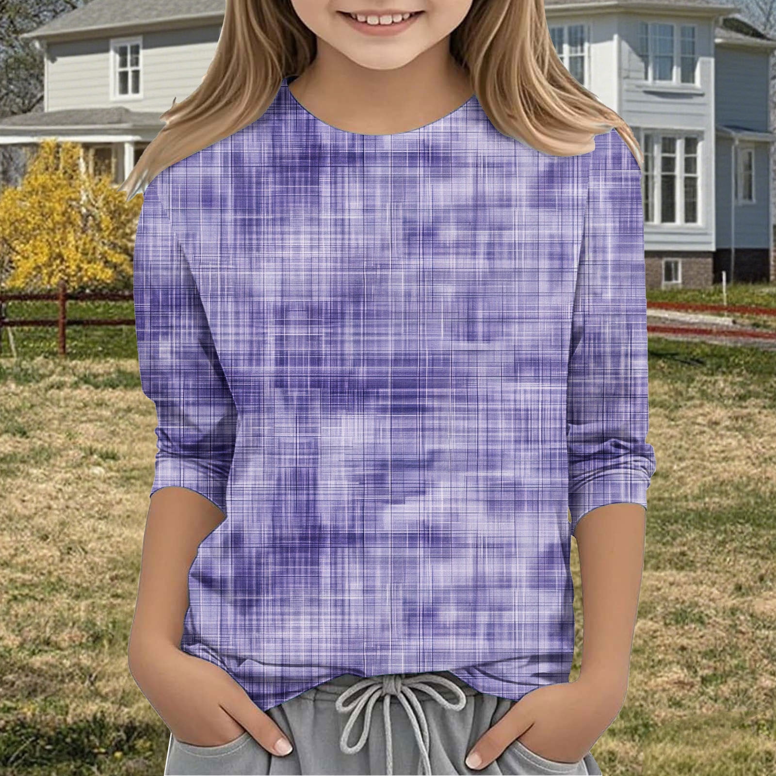 Lopecy-Sta Soft & Cozy Kids' 3/4 Sleeve Printed Pullover Top for Boys ...