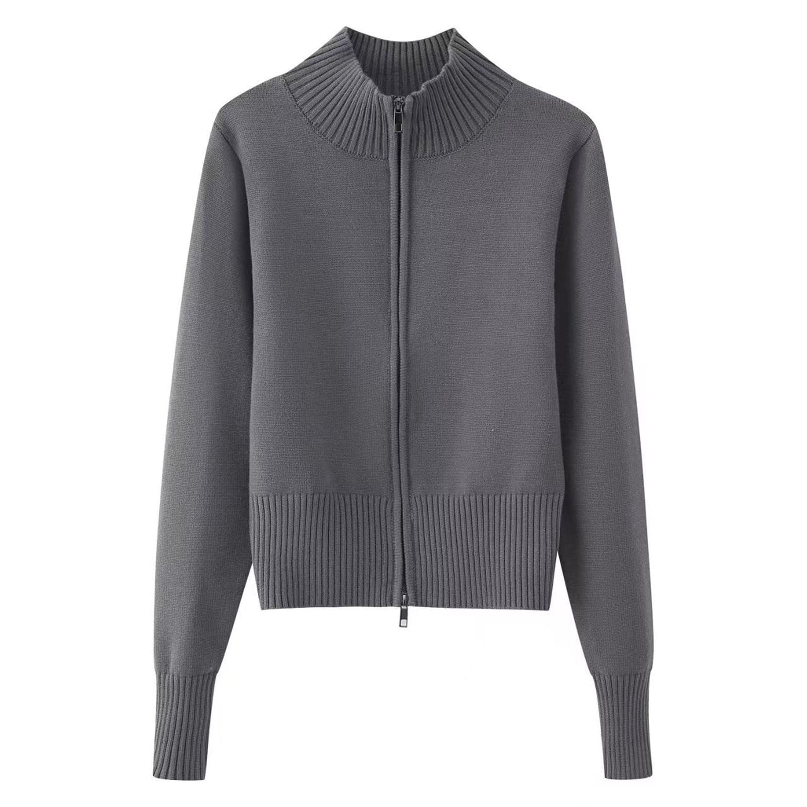 Lopecy-Sta Women Long Sleeve Collared Button Front Solid Twill Shacket ...