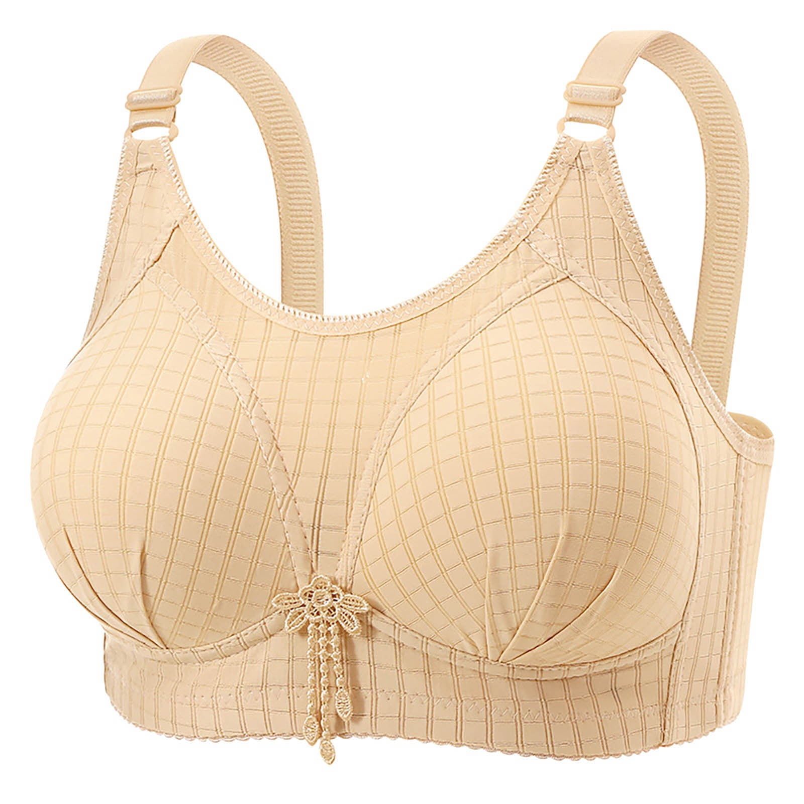 Lopecy-Sta Women's Daily Bra Underwire Full‑Coverage Bralette with Wide ...