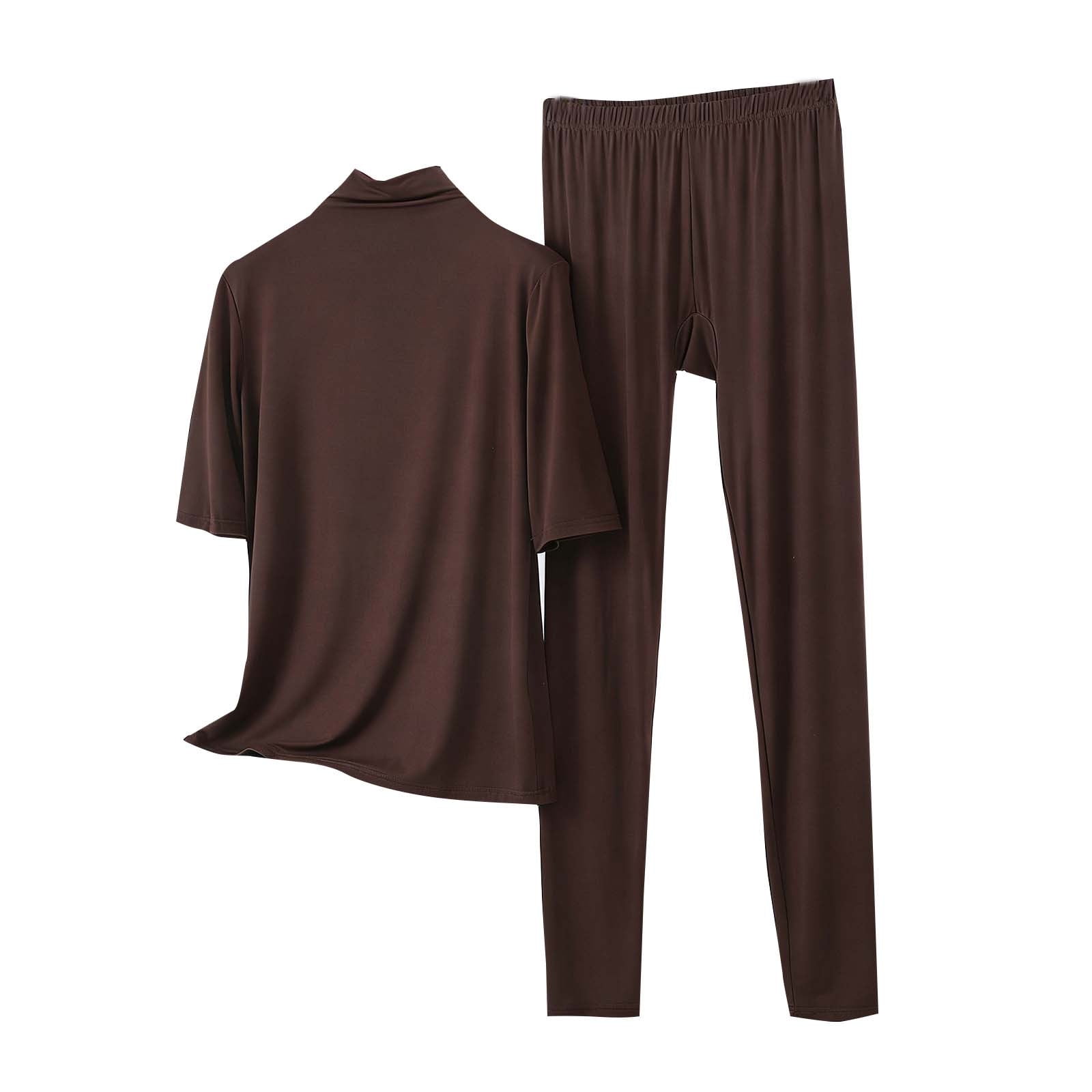 Lopecy-Sta Womens Lounge Set 2026 Summer 2 Piece Mock Neck Short Sleeve ...