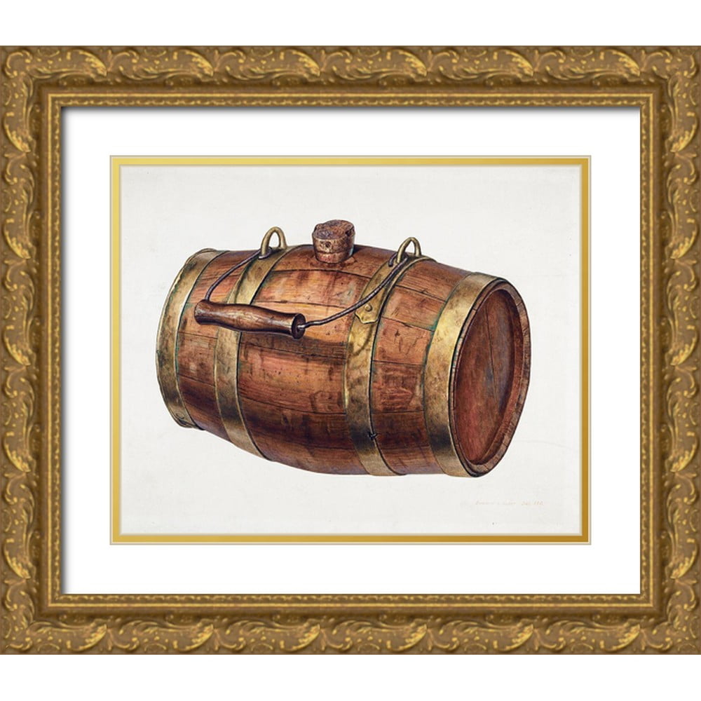 Loper, Edward L. 14x12 Gold Ornate Wood Framed with Double Matting ...