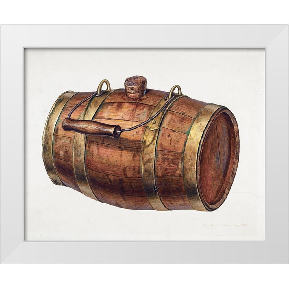 Loper, Edward L. 32x26 White Modern Wood Framed Museum Art Print Titled ...