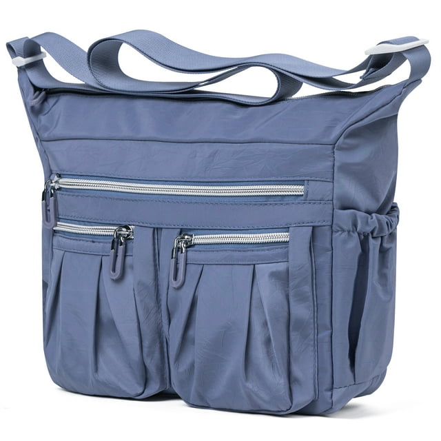 Lopsie Blue Small Crossbody Bags for Women Zip Girls Purse Travel ...