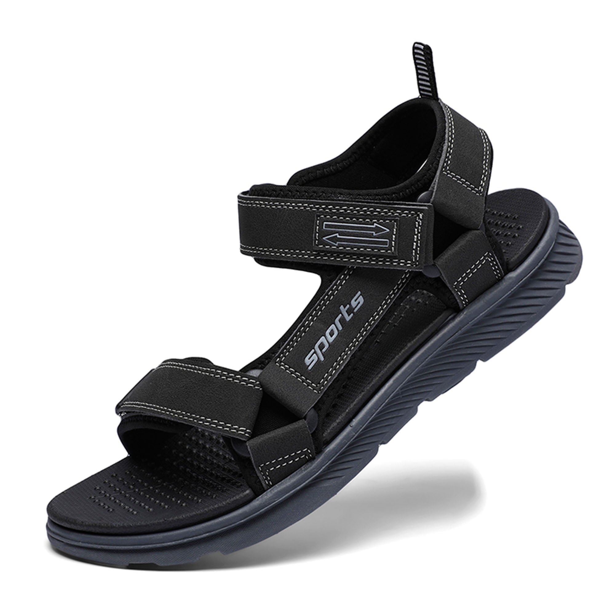 Lopsie STREAMNATURE Men's Leather Sandals Hiking Outdoor Water Beach ...