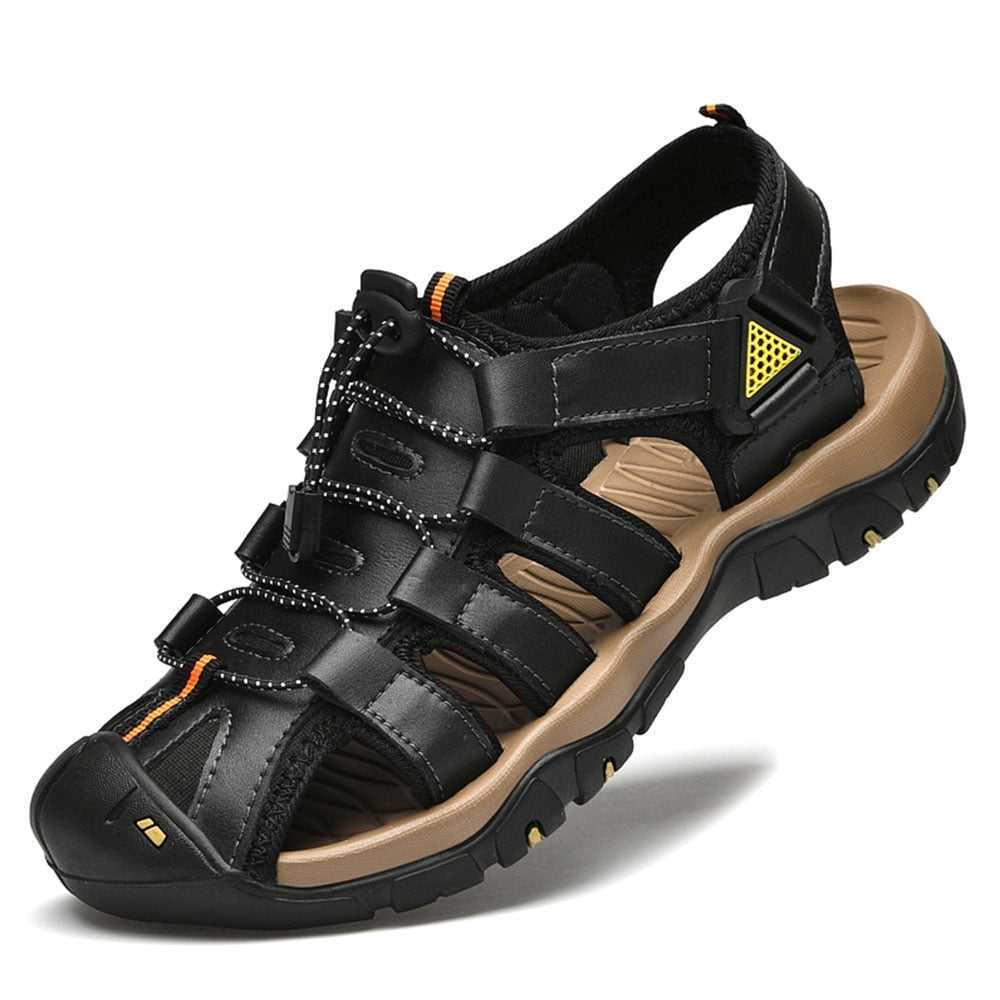 Lopsie STREAMNATURE Mens Outdoor Hiking Sandals Closed Toe Waterproof ...