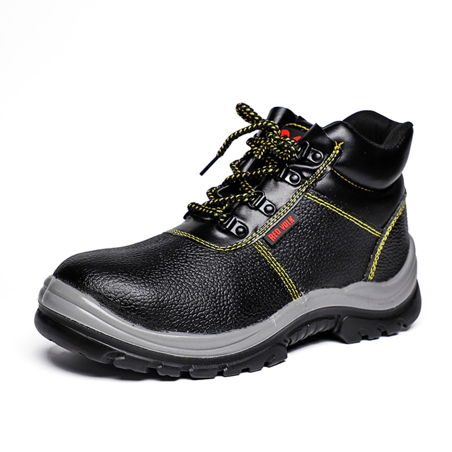 Lopsie Steel Toe Work Boots for Men Comfortable Composite Toe Shoe for ...