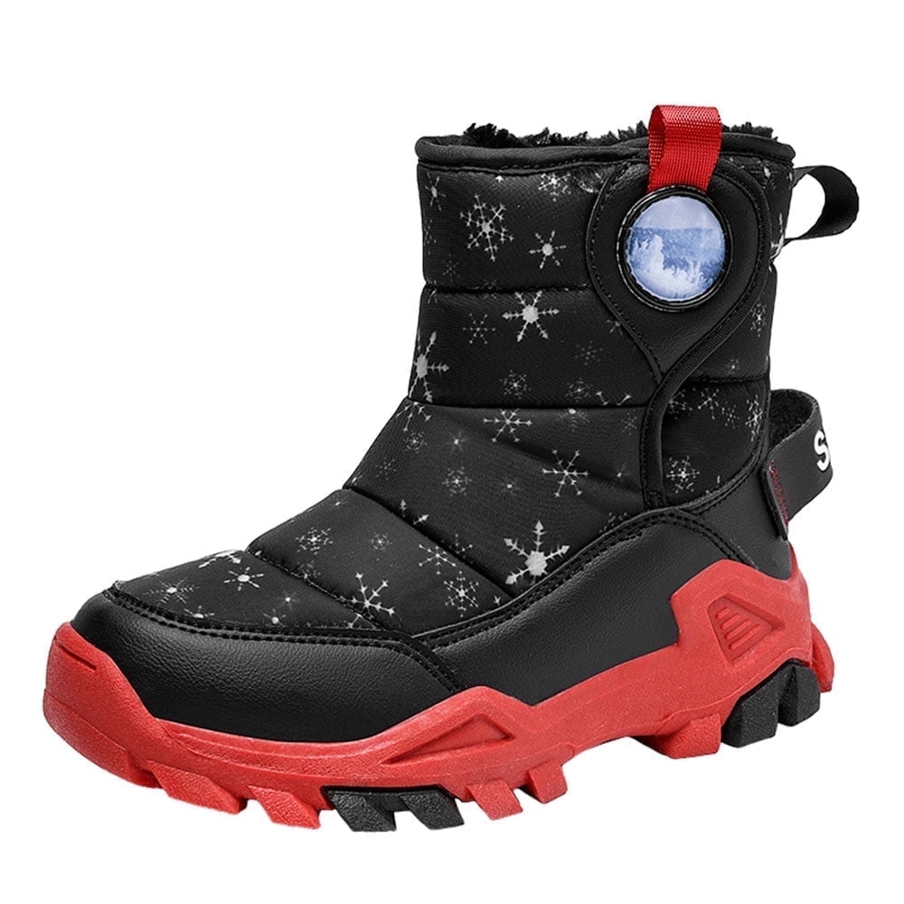 Lopsie WARMTUNE Boys & Girls Winter Kids Snow Boots Outdoor Warm ...