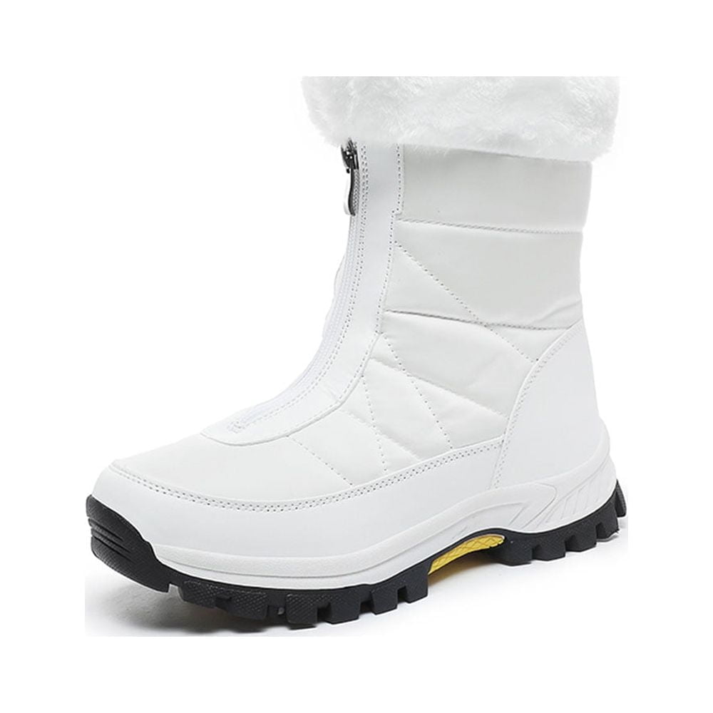 Lopsie WARMTUNE Women Winter Snow Boots Waterproof zipper Comfortable Mid Calf Outdoor Warm ...
