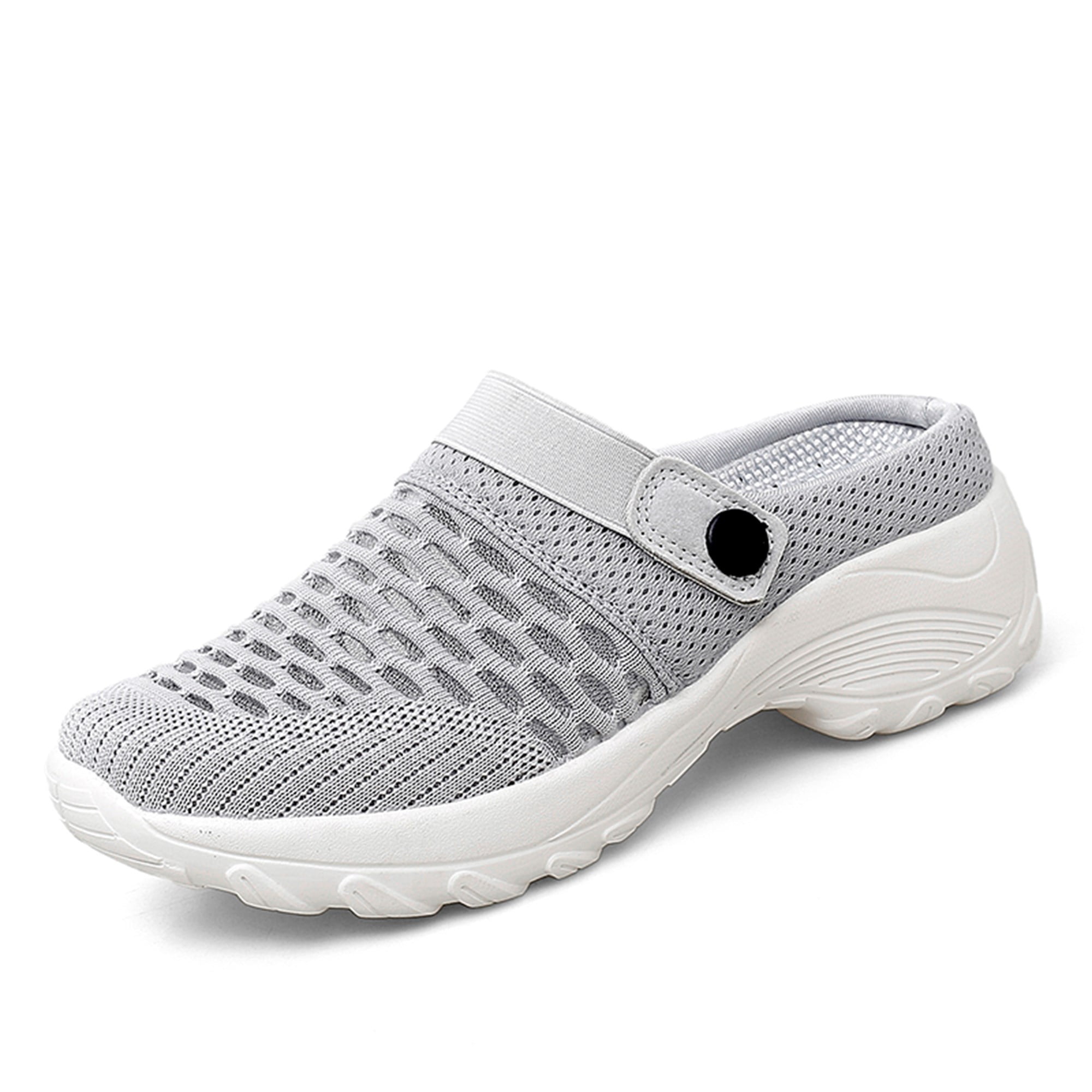Lopsie Womens Walking Shoes Breathable Mesh Sneakers Slip On Comfort ...