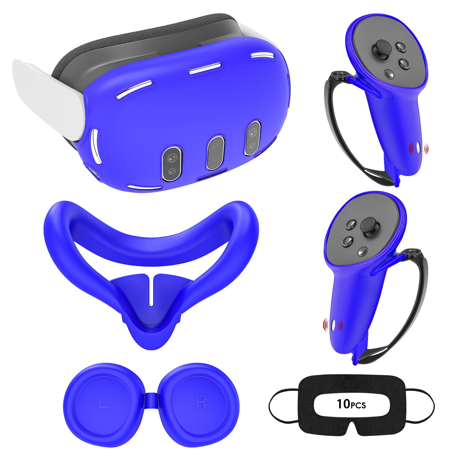 Lopxenu VR Silicone Protective Case Suitable for Meta Quest 3, Oculus ...