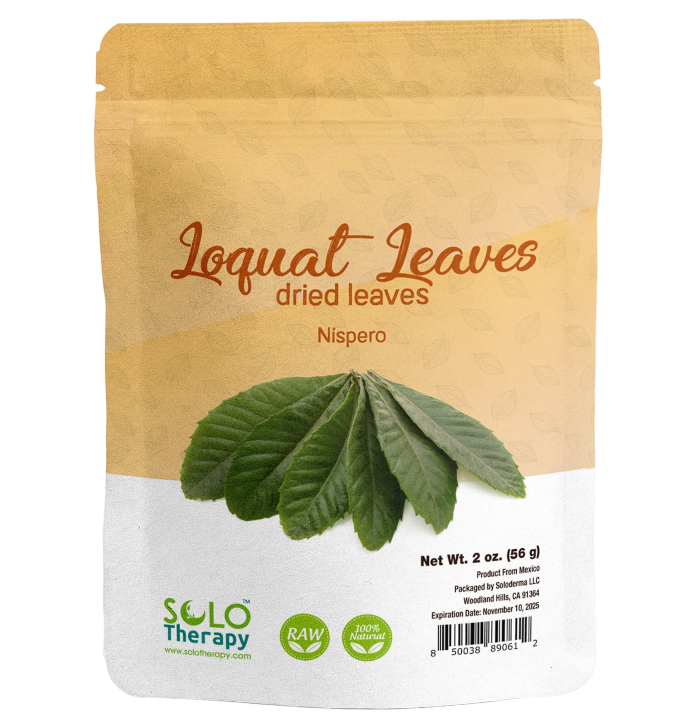 Loquat Leaves 2 Oz, Hojas De Níspero Secas, Loquat Leaves Tea ...