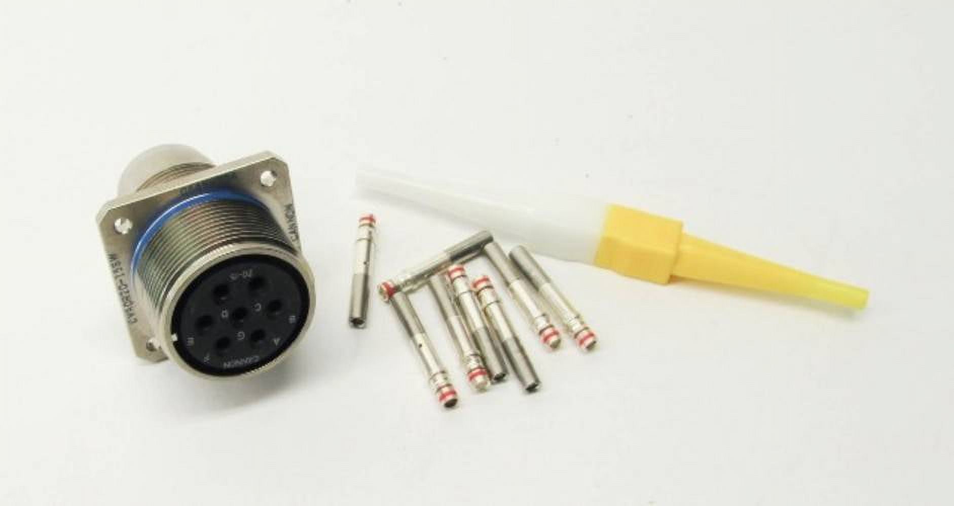 Lor of 10 New ITT Cannon M83723-19R2015W 7-Pin Circular Connector Plug ...