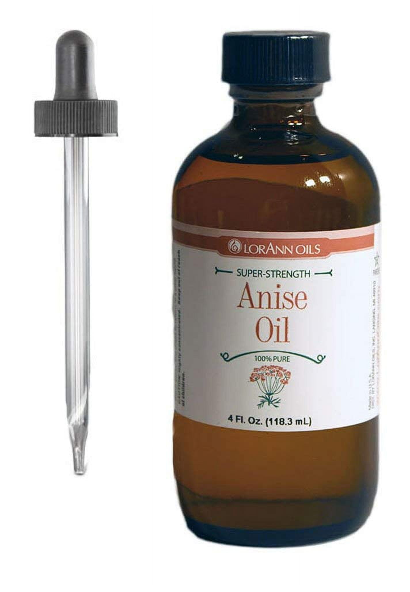 LorAnn Oil Anise Oil SS, Natural Flavor, 4 oz, Bottle - Includes a ...