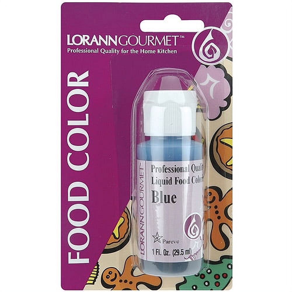 LorAnn Oils Professional Quality Liquid Food Coloring, 1oz, Bottle ...
