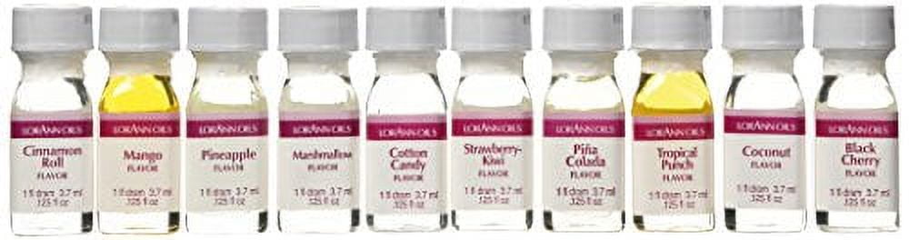 LorAnn Oils Super Strength, 1 Dram (3.7ml) Glass Bottles, 10 Tropical ...