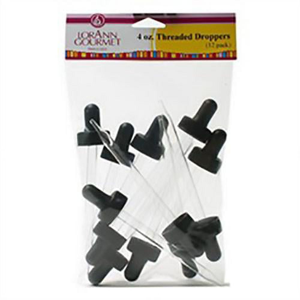 LorAnn Threaded Glass Droppers for 1 oz Glass Bottles 12 Pack - Walmart.com