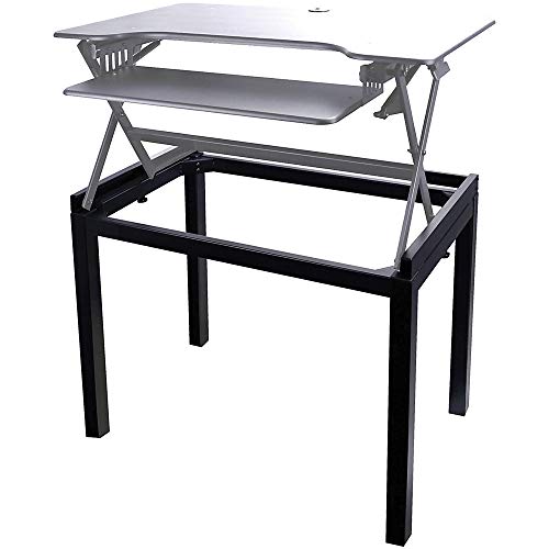 Loral Adjustable Desk Riser Floor Stand Solution - Walmart.com
