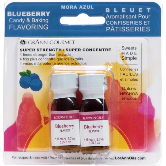 LorAnn Blueberry Bakery Emulsion 4 Ounce Flavoring for Baking Candy ...