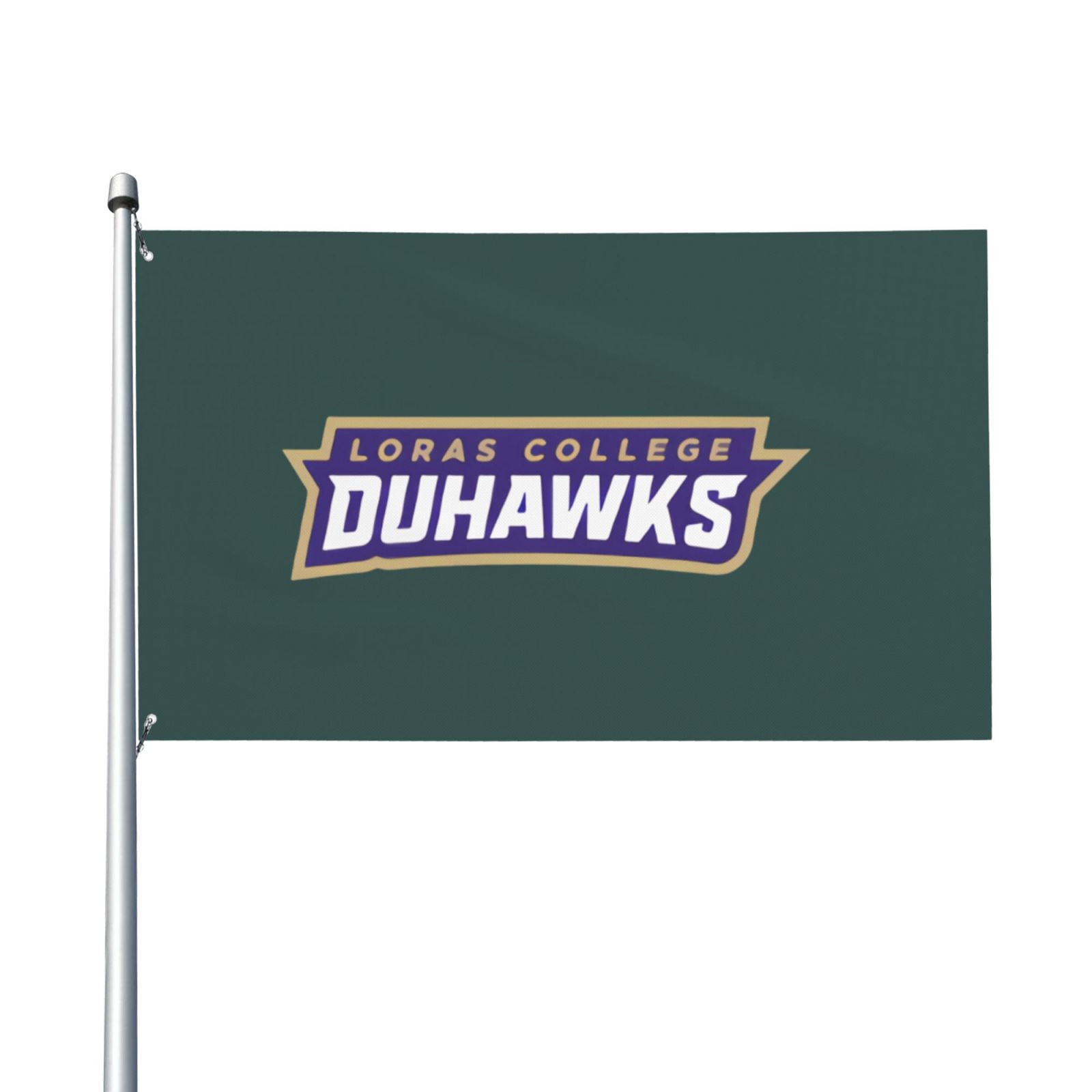 Loras College Logo Flag 3x5 Outdoor ,Sewn Stripes, Stronger Brass ...