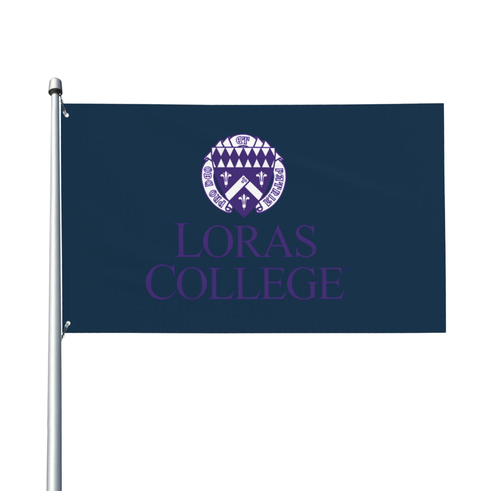 Loras College Logo Flag 3x5 Outdoor ,Sewn Stripes, Stronger Brass ...