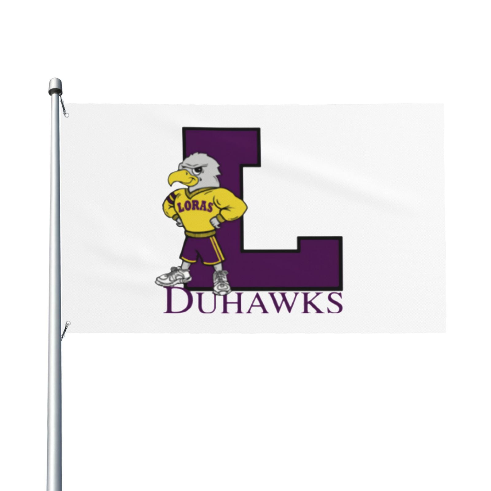 Loras College Logo Flag 3x5 Outdoor ,Sewn Stripes, Stronger Brass ...