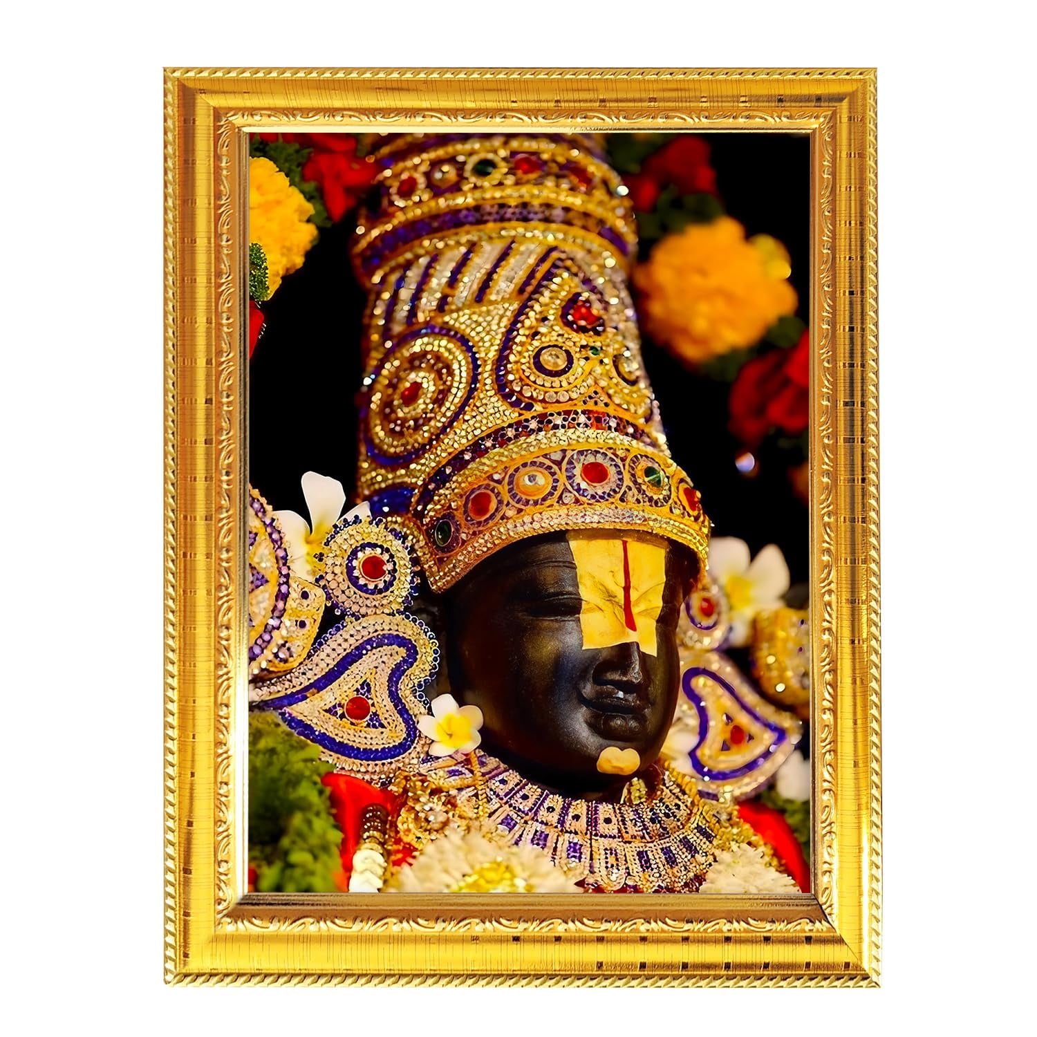Lord Balaji Venkateswara Venkatachalapati Srinivasa Wall Art God Photo ...