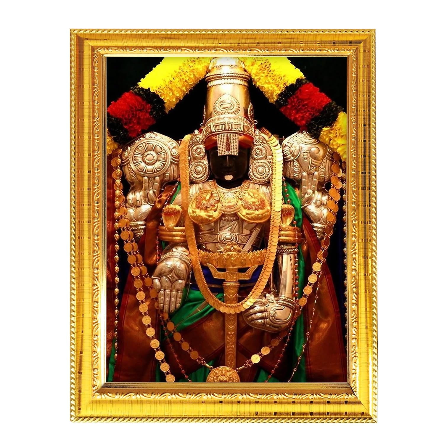 Lord Balaji Venkateswara Venkatachalapati Srinivasa Wall Decorative God ...