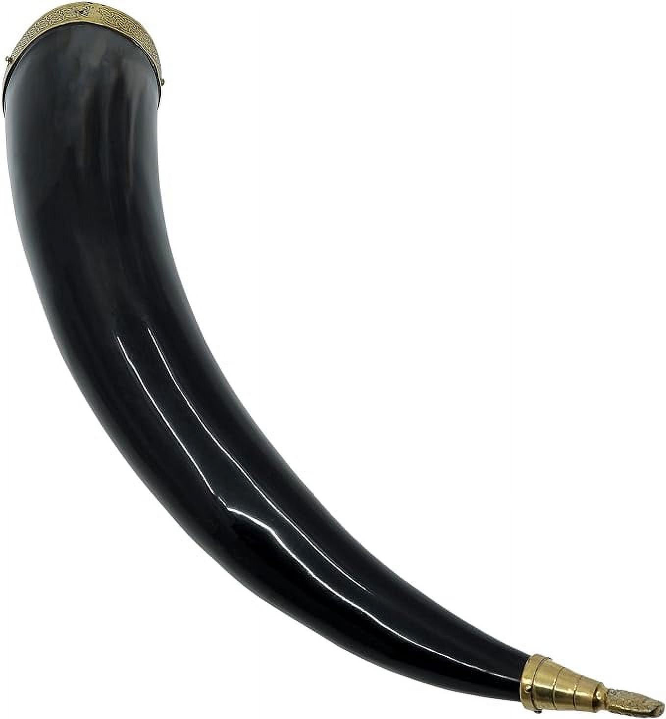 Lord of Battles 300-400ml Viking Drinking Horn with Lion's Head ...