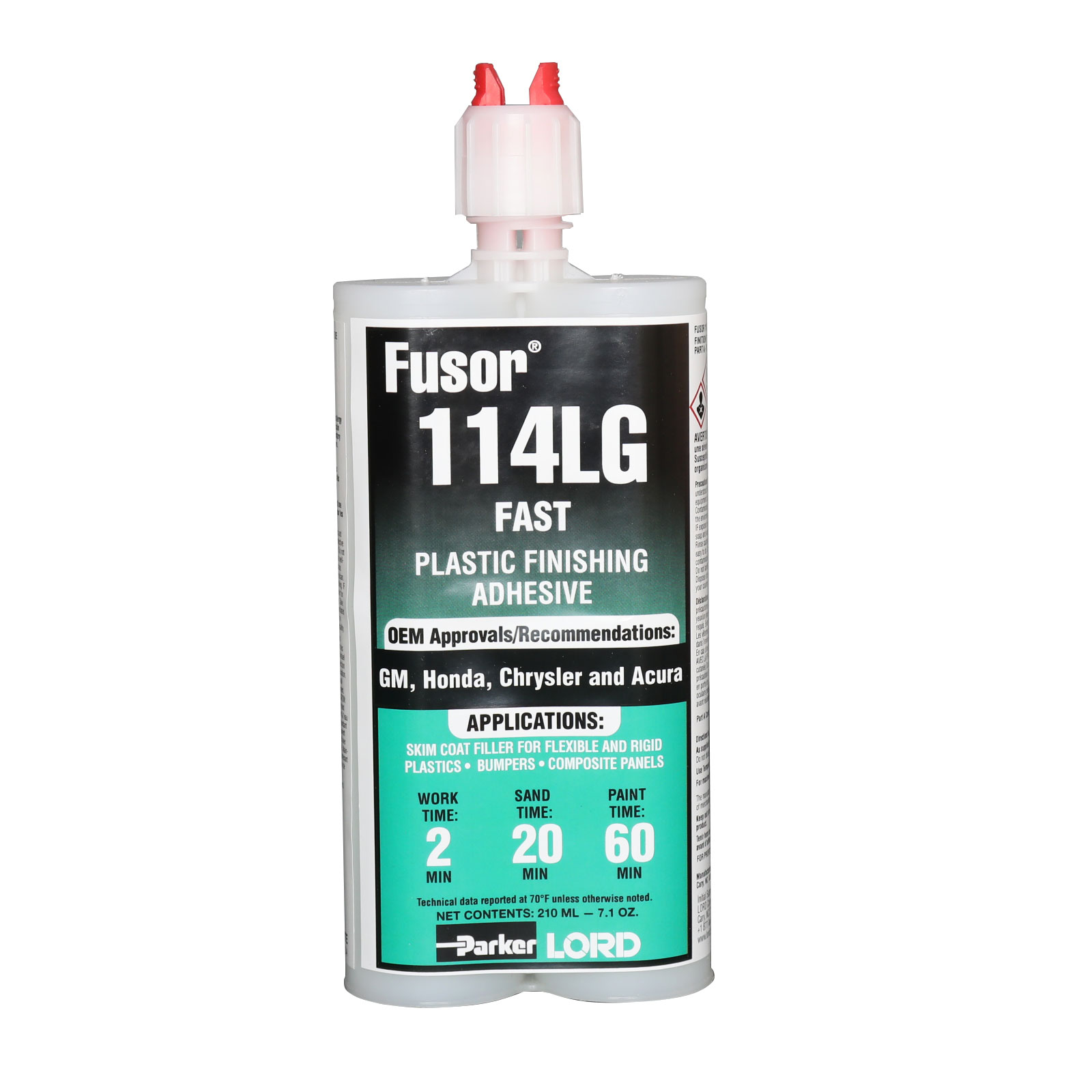 Fusor Plastic Finishing Adhesive, Fast Cure Epoxy for Surface Repair, 7 ...