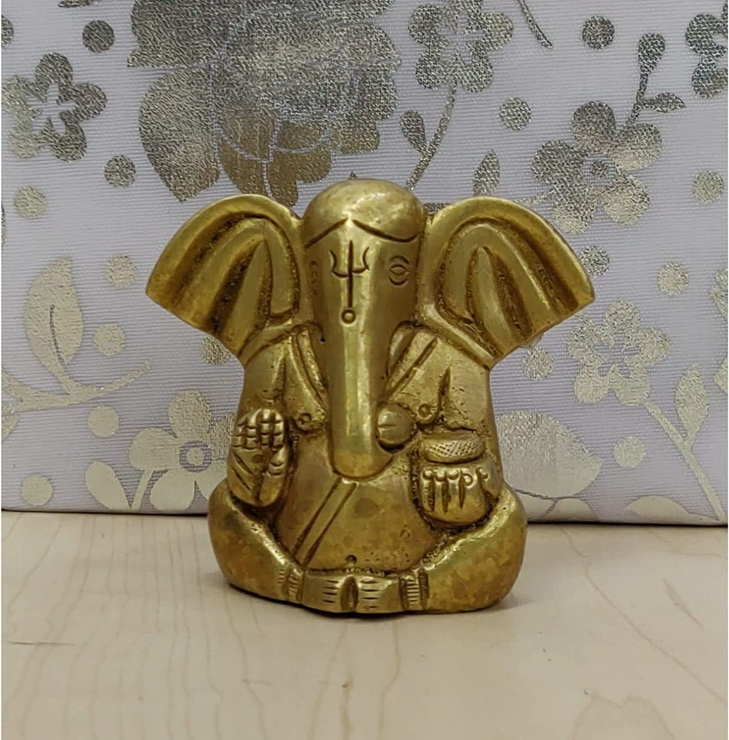 Lord Ganesha Statue Brass Ganesha Figurine Small Ganesha Sculpture ...