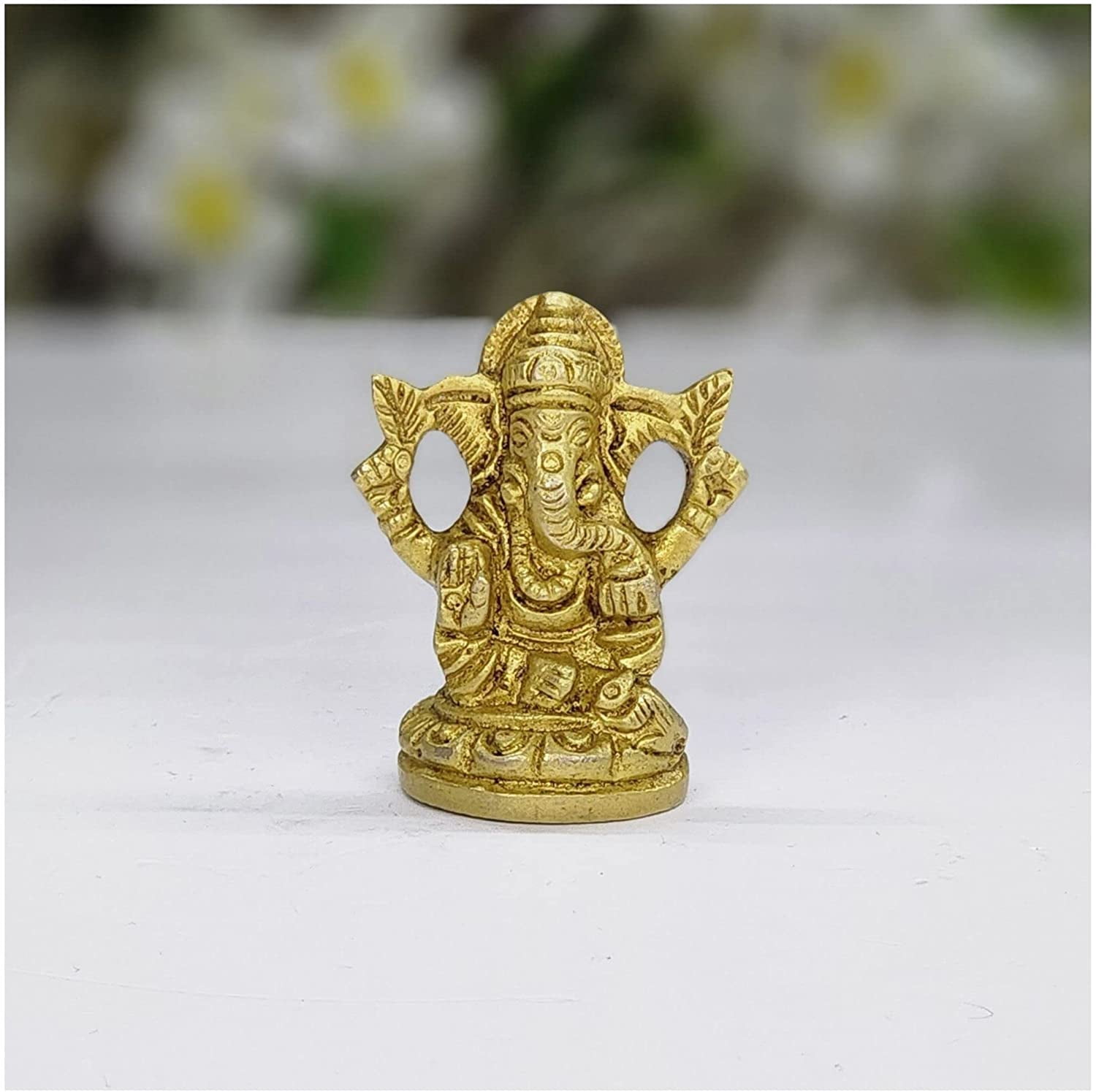 Lord Ganesha Statue Indian God Statue Ganesha Idol in Brass Handmade ...