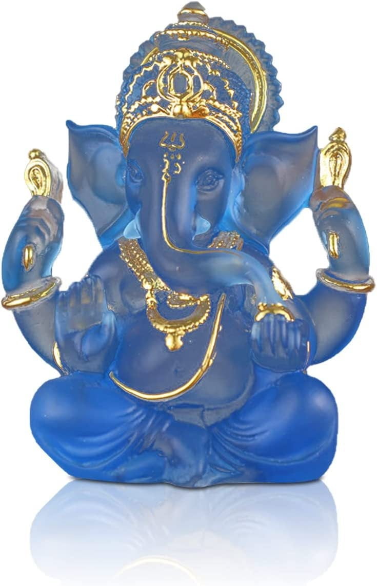 Lord Ganesha Statues Hindu Elephant God Sculpture, Resin Indian Ganesha ...