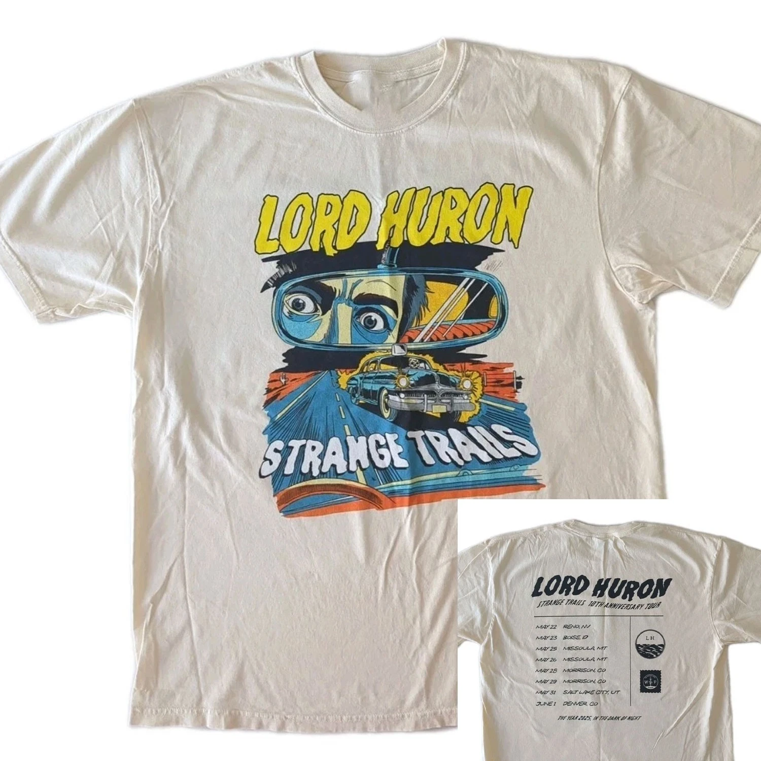Lord Huron Strange Trails 10th Anniversary Tour T-shirt 2025 - Walmart.com