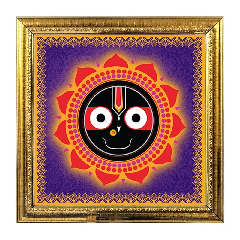 Lord Jagannath God Idol Photo Frame for Pooja Hindu Bhagwan Devi Devta ...