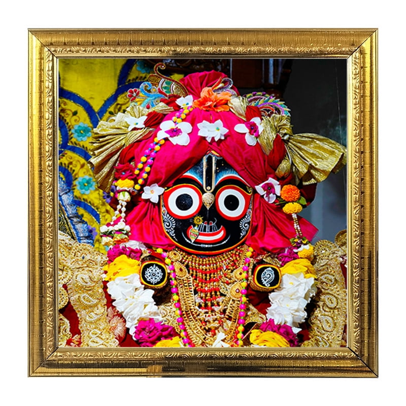 Lord Jagannath India God Photo Frame for Pooja Hindu Bhagwan Devi Devta ...