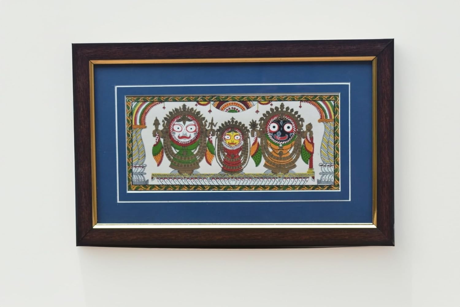 Lord Jagannath Photo with Frame Handcrafted Pattachitra Painting of ...